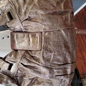 Kooba | Bags | Nwt Kooba Natasha Convertible Gold Matalic Shoulder Bag ...